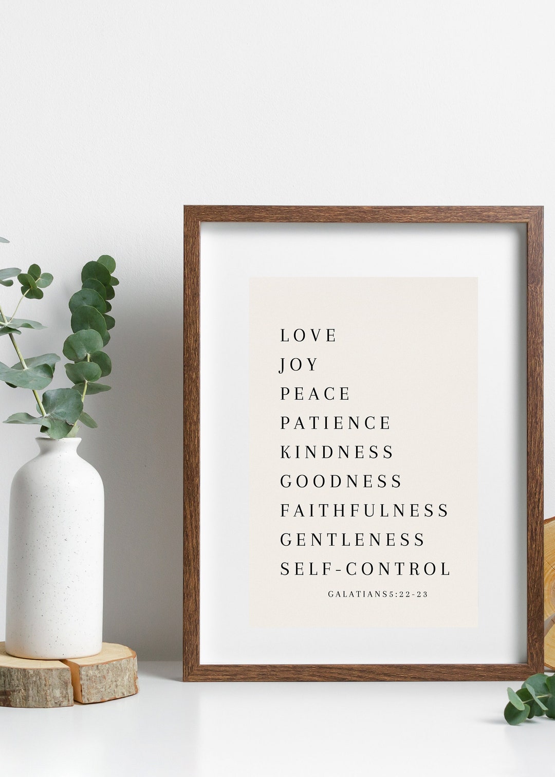 Galatians 5:22-23 | Fruit of the Spirit Print | Christian Digital ...