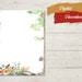 Printable Watercolor Woodland Animals Scene Writing Paper - Etsy