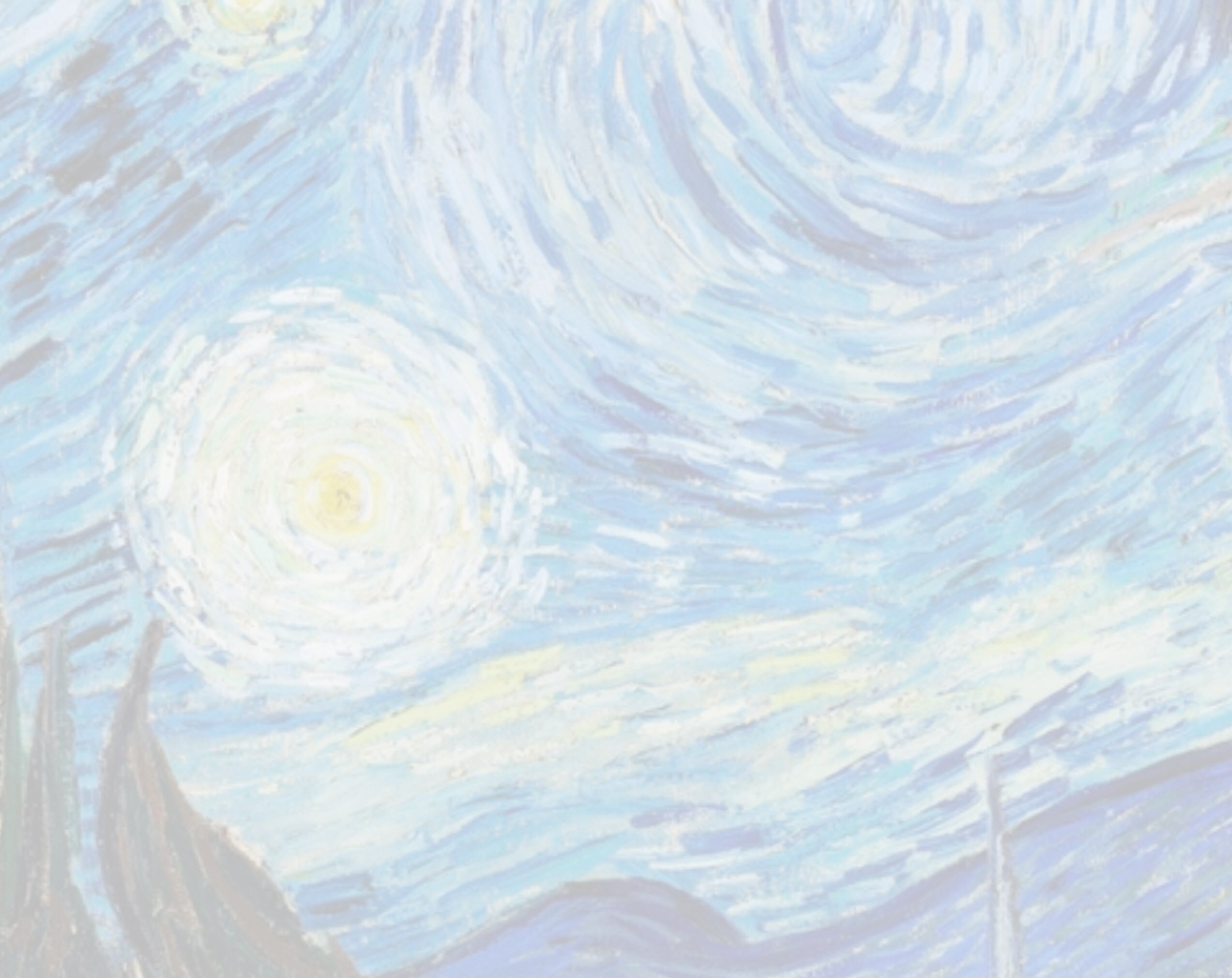 The Starry Night Van Gogh Printable Stationery, Digital Download ...