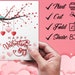 Printable Valentine's Day Greeting Card, Downloadable Card, Hanging ...
