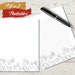 Printable Watercolor Botanical Letter Writing Paper, Digital Download ...