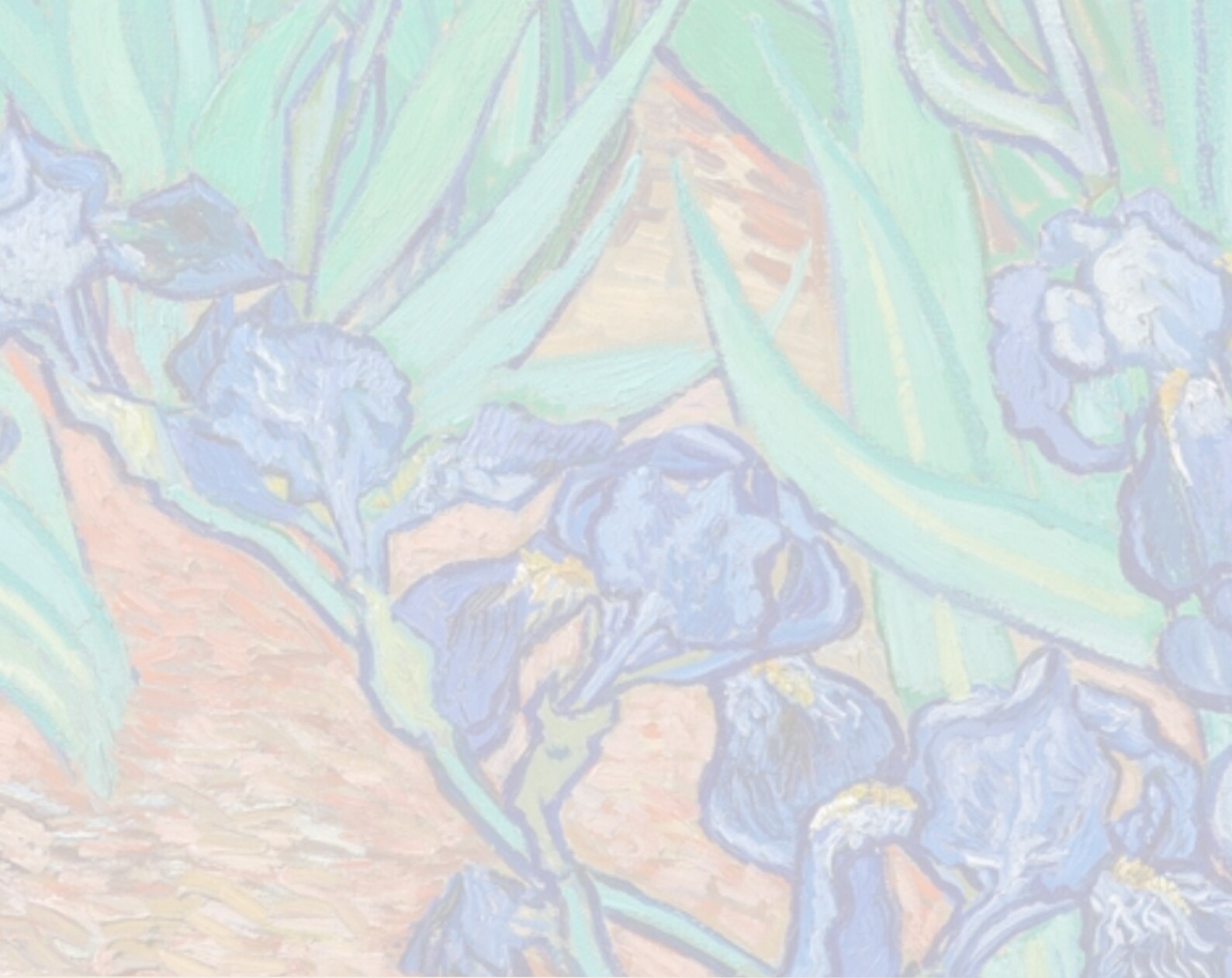 Irises Van Gogh Printable Stationery, Digital Download, Printable ...