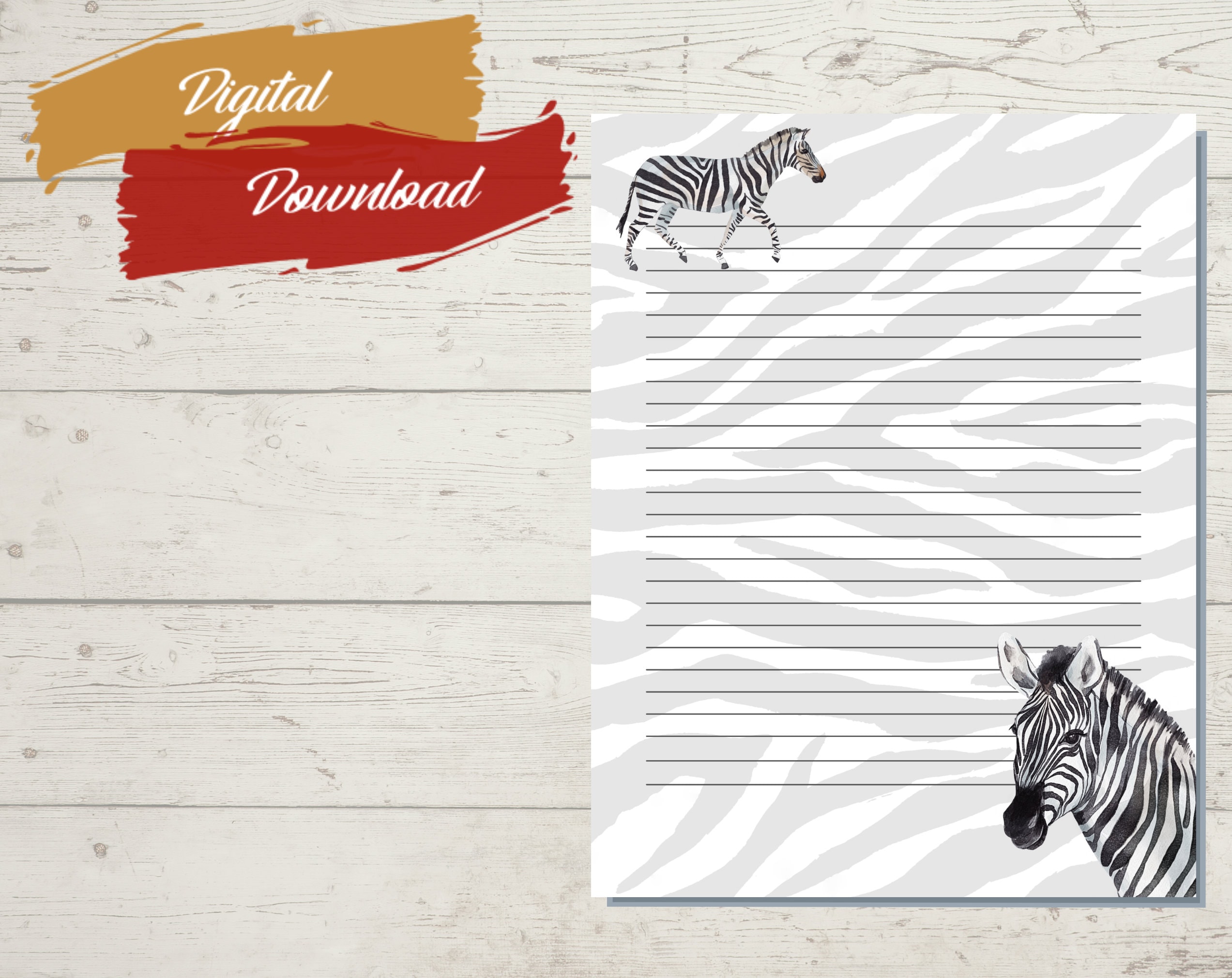Zebra Print Printable Stationary Build A Zebra A Free Kids Printable