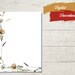 Printable Watercolor Botanical Letter Writing Paper, Digital Download ...