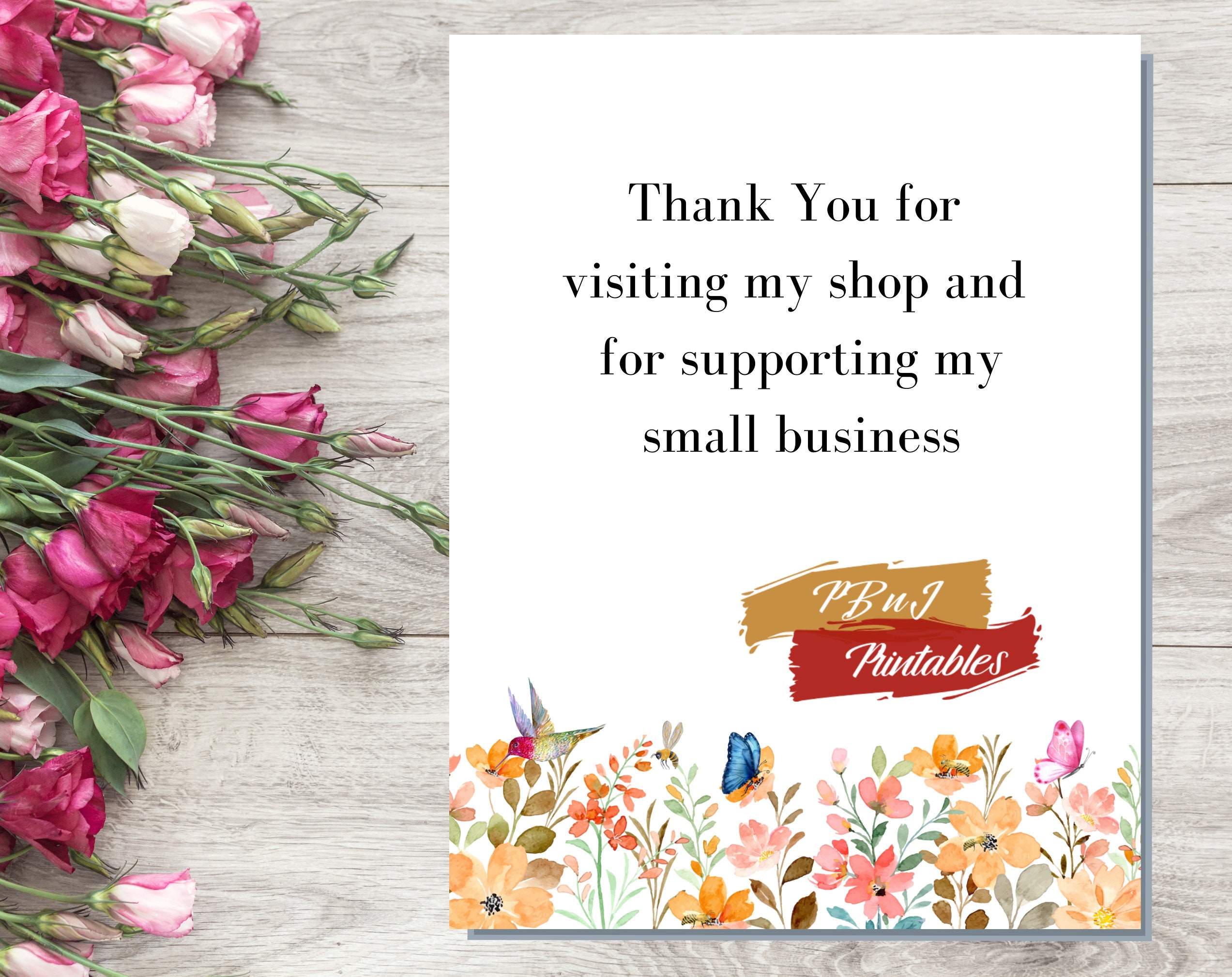 Garden Pollination Letter Writing Paper, Digital Download, Botanical ...