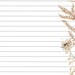 Printable Watercolor Botanical Letter Writing Paper, Digital Download ...