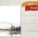 Printable Watercolor Trees on a Lake Letter Writing Paper, Printable ...