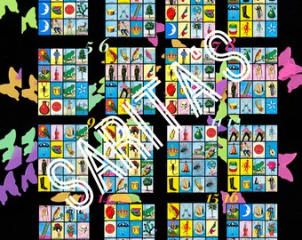 Loteria Mexicana Board 54 Cards Win Upto 700 Board - Etsy