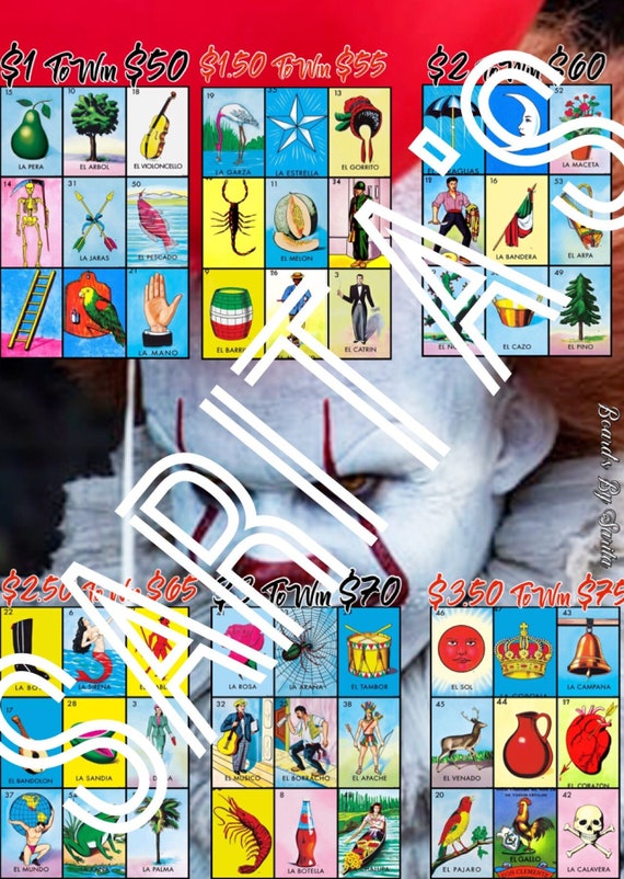 Loteria Mexicana 54 Cards Board Pick Your Prize IT Inspired | Etsy