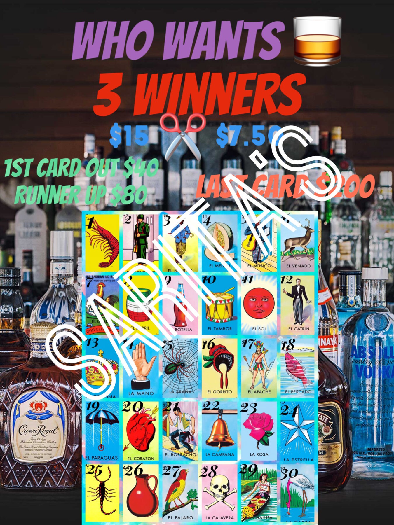 Loteria Mexicana Board 3 Winner Board Money Maker - Etsy