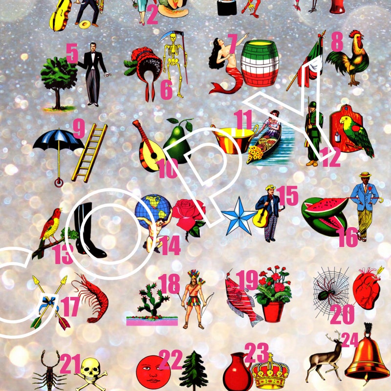Loteria Background Png - Etsy