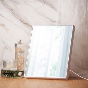 Led Mirror Frame Lamp, the Day You Were Born Moon Phase Wall Art ...