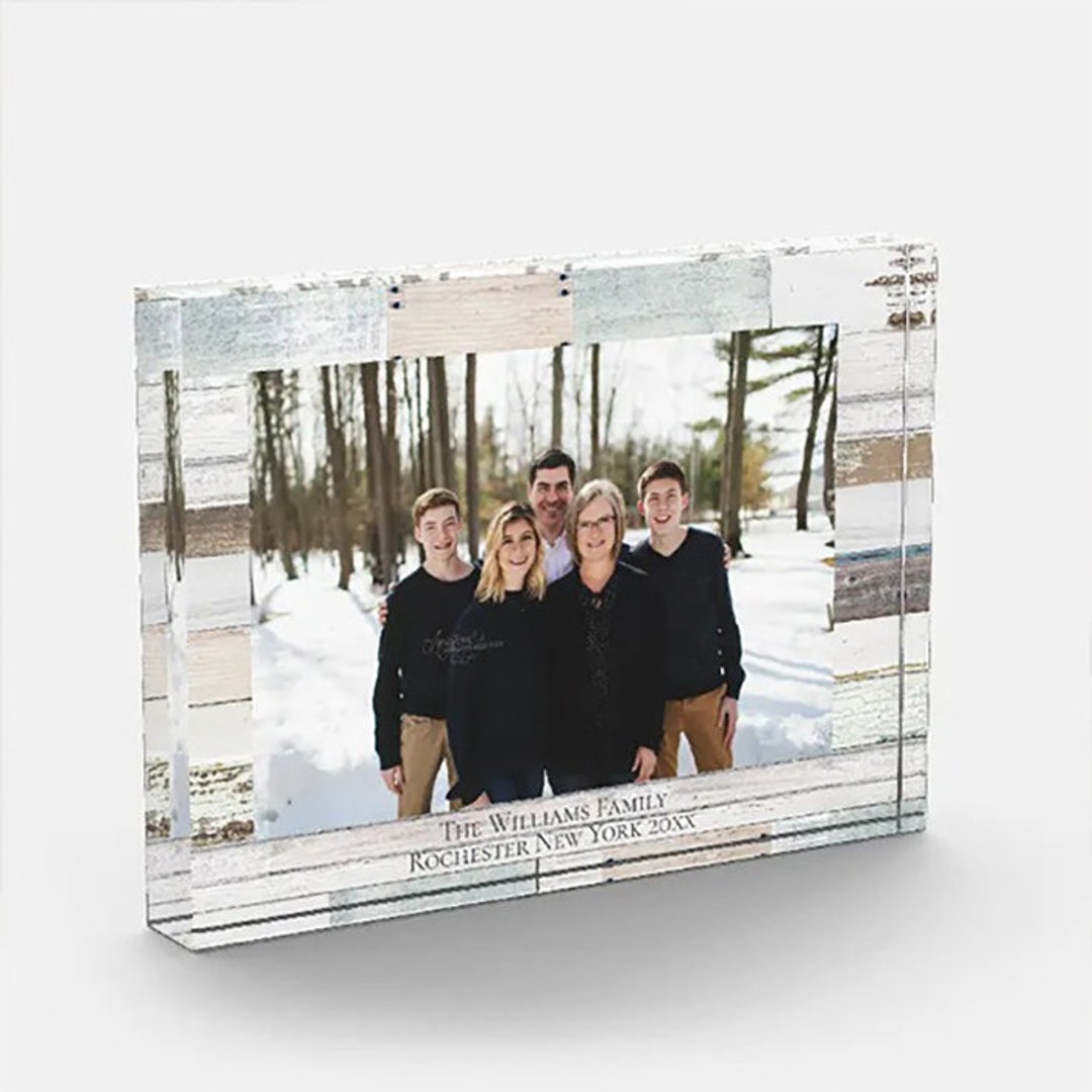 Personalised Acrylic Photo Collage, Custom Acrylic Photo Block ...