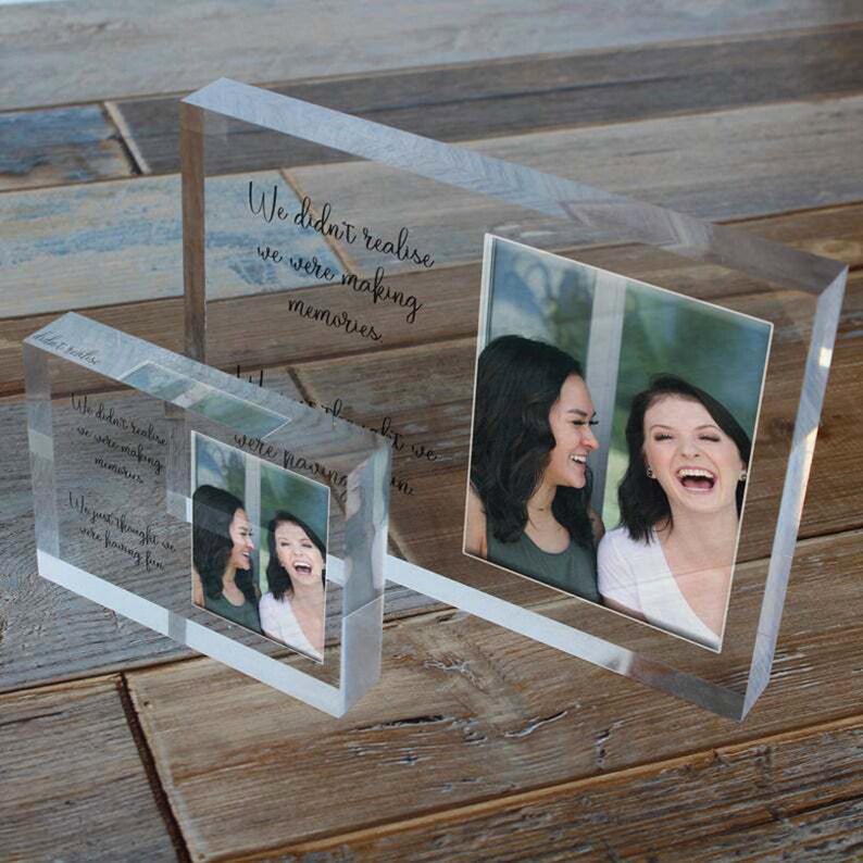 Personalised Acrylic Photo Collage, Custom Acrylic Photo Block ...