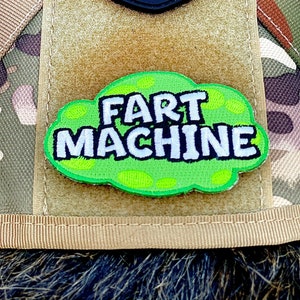 FART MACHINE - Large Morale Patch - Etsy