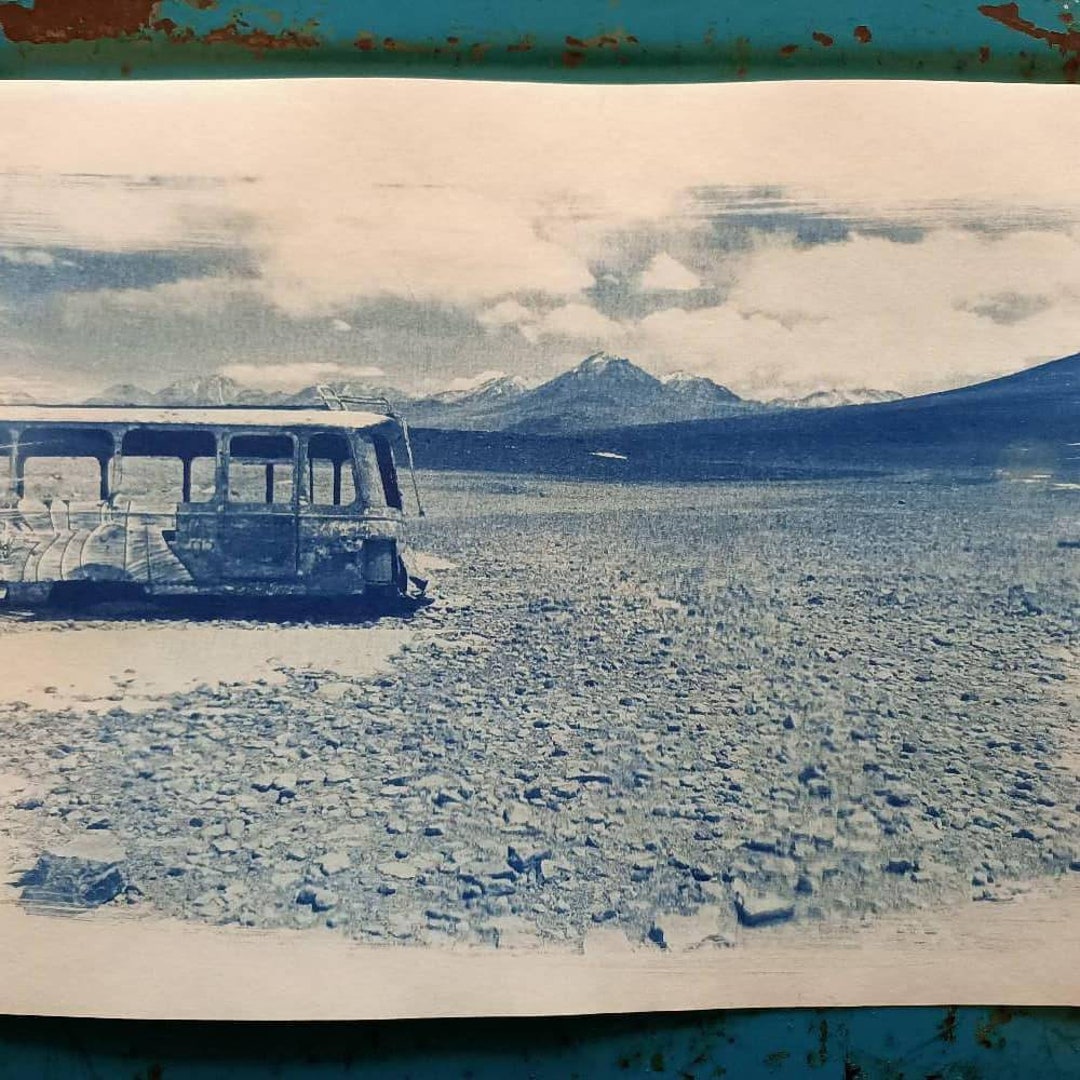 Out-of-use Bus Atacama Desert Chile Photography in - Etsy
