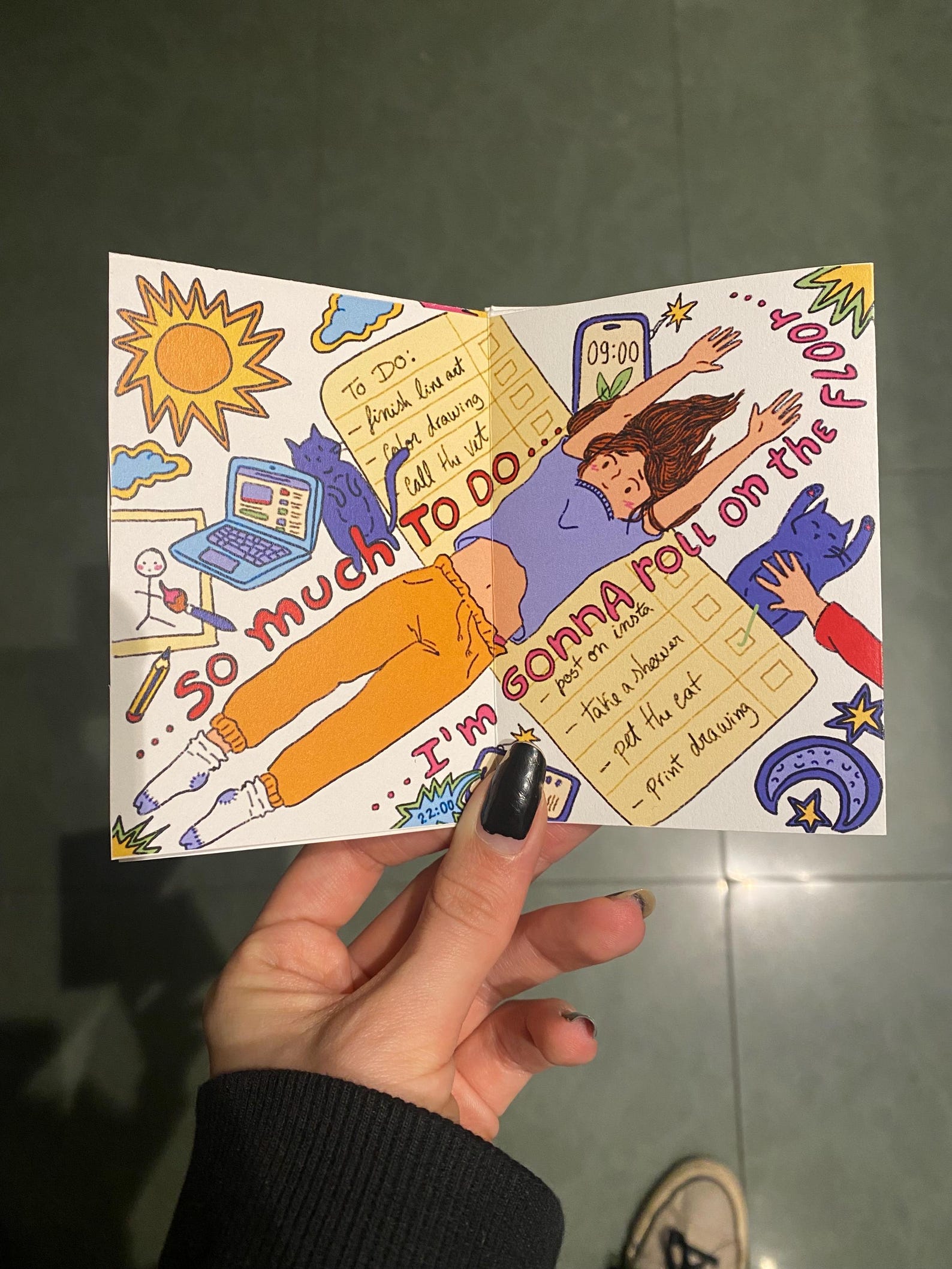 ADHD Story Zine | Colorful Mini Magazine, Personal Journey - Etsy