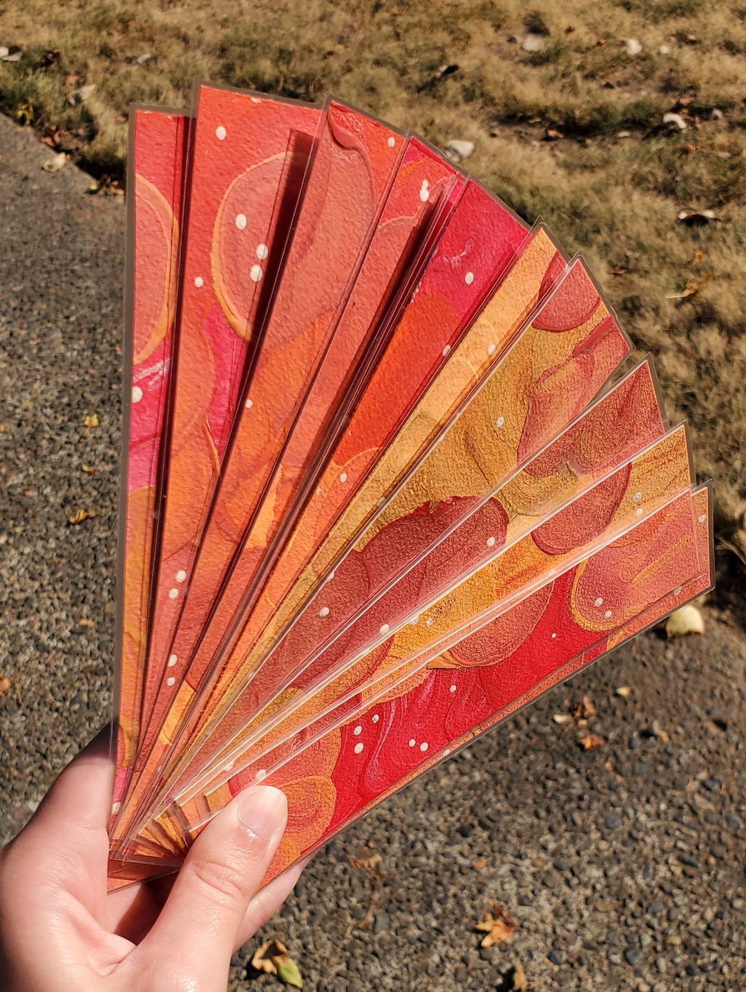 Campfire Hand Painted Bookmarks - Etsy