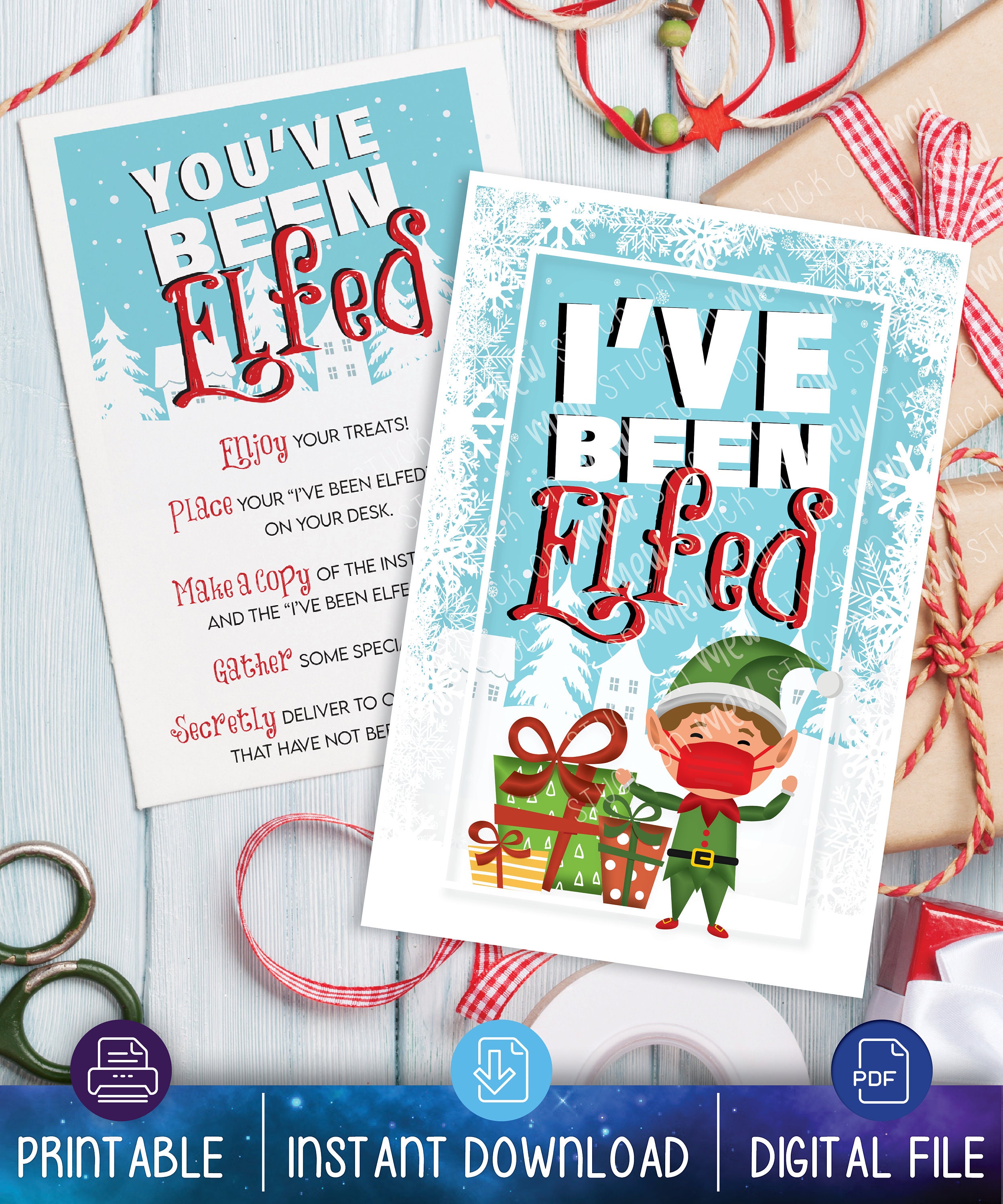 You've Been Elfed Office Game, You've Been Elfed, I've Been Elfed ...