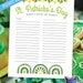 Printable St. Patrick's Day Party Sign up Sheet, Class St Patricks Day ...