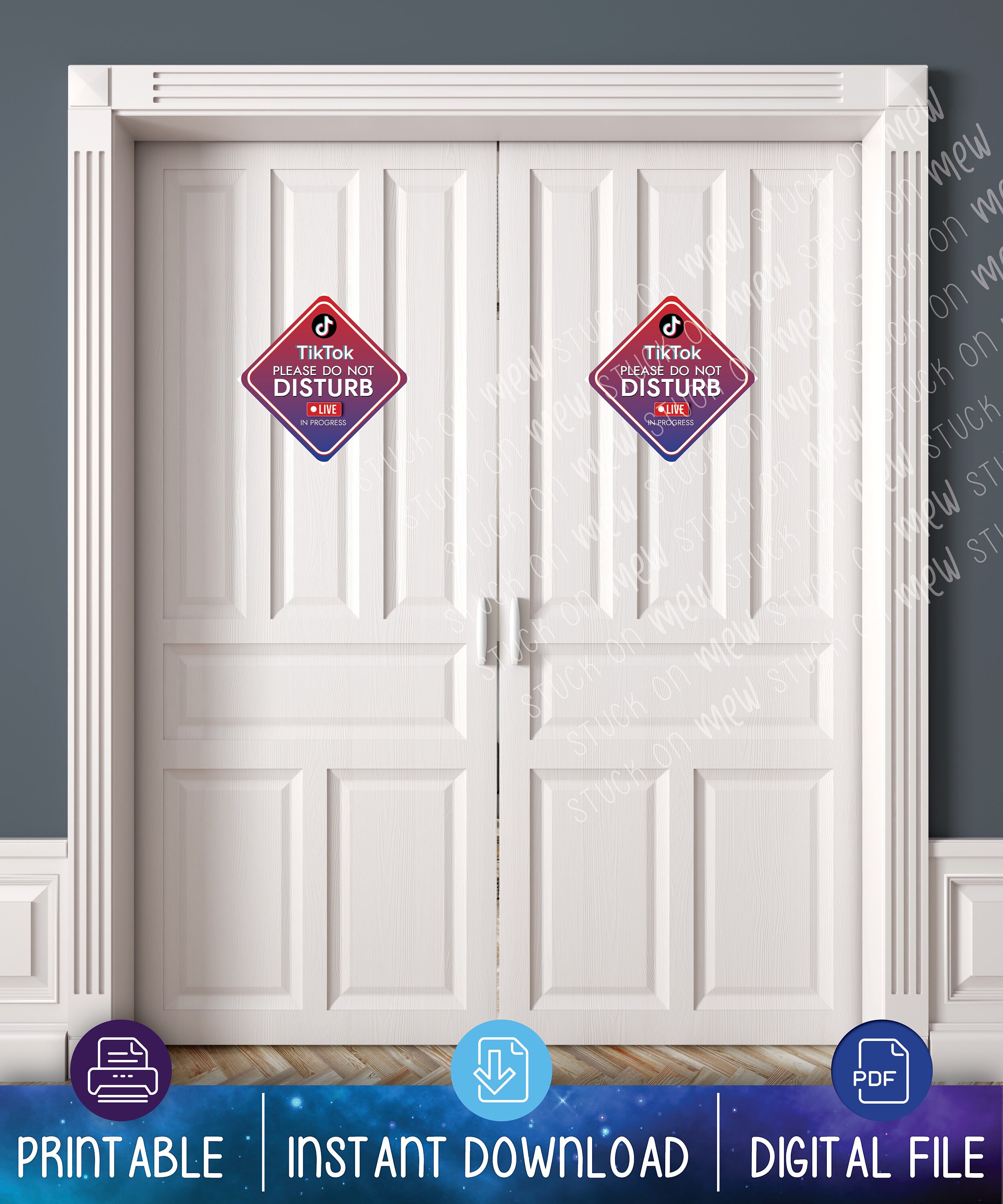 Live Tiktok Video Recording Please Do Not Disturb Door Sign, Do Not ...