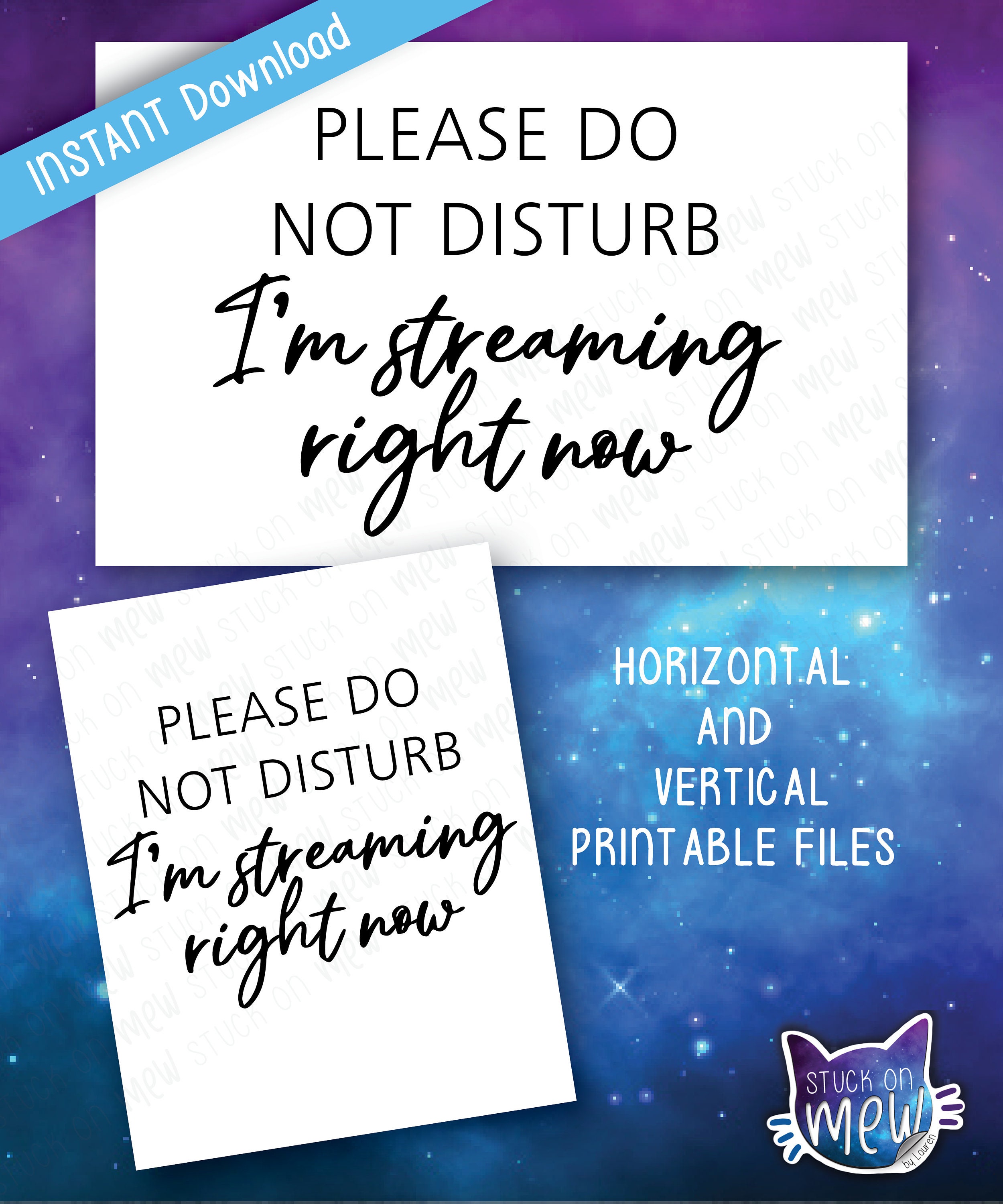 Streaming Door Sign: Do Not Disturb - Gamer Room Decor (PDF, JPEG) - Etsy