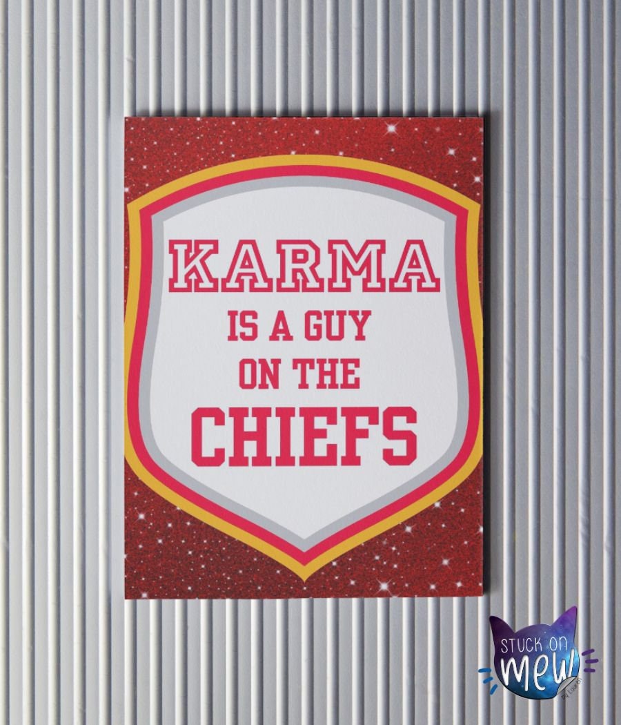 Chiefs Football Party Banner: Swifty Football Decorations (digital ...