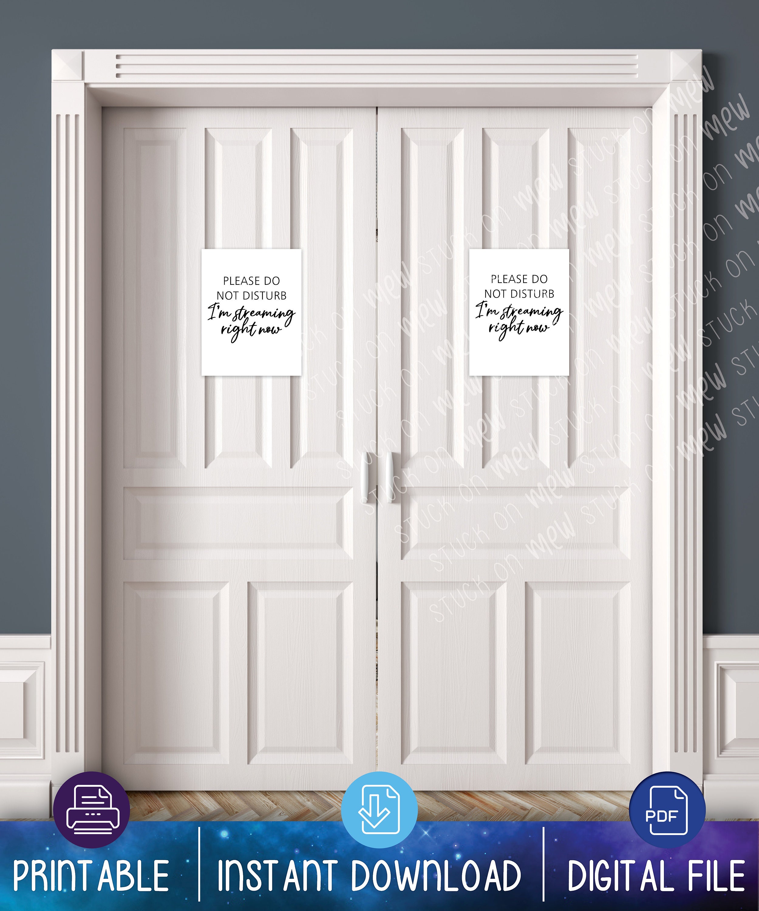 Streaming Door Sign: Do Not Disturb - Gamer Room Decor (PDF, JPEG) - Etsy