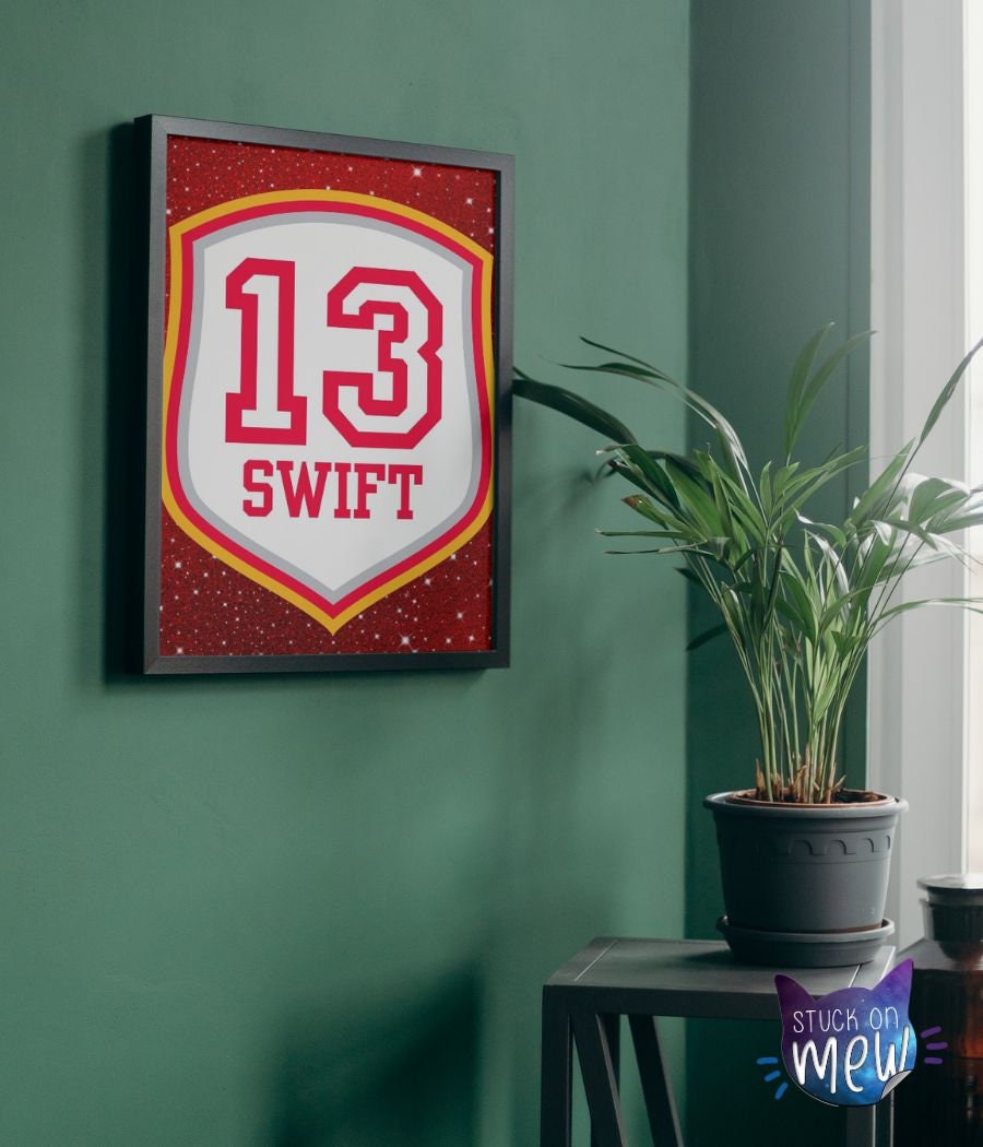 Printable Super Swift Bowl Party Decorations, Chiefs Super Bowl Party ...