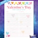 Editable Valentine's Day Party Sign up Sheet (printable Download) - Etsy