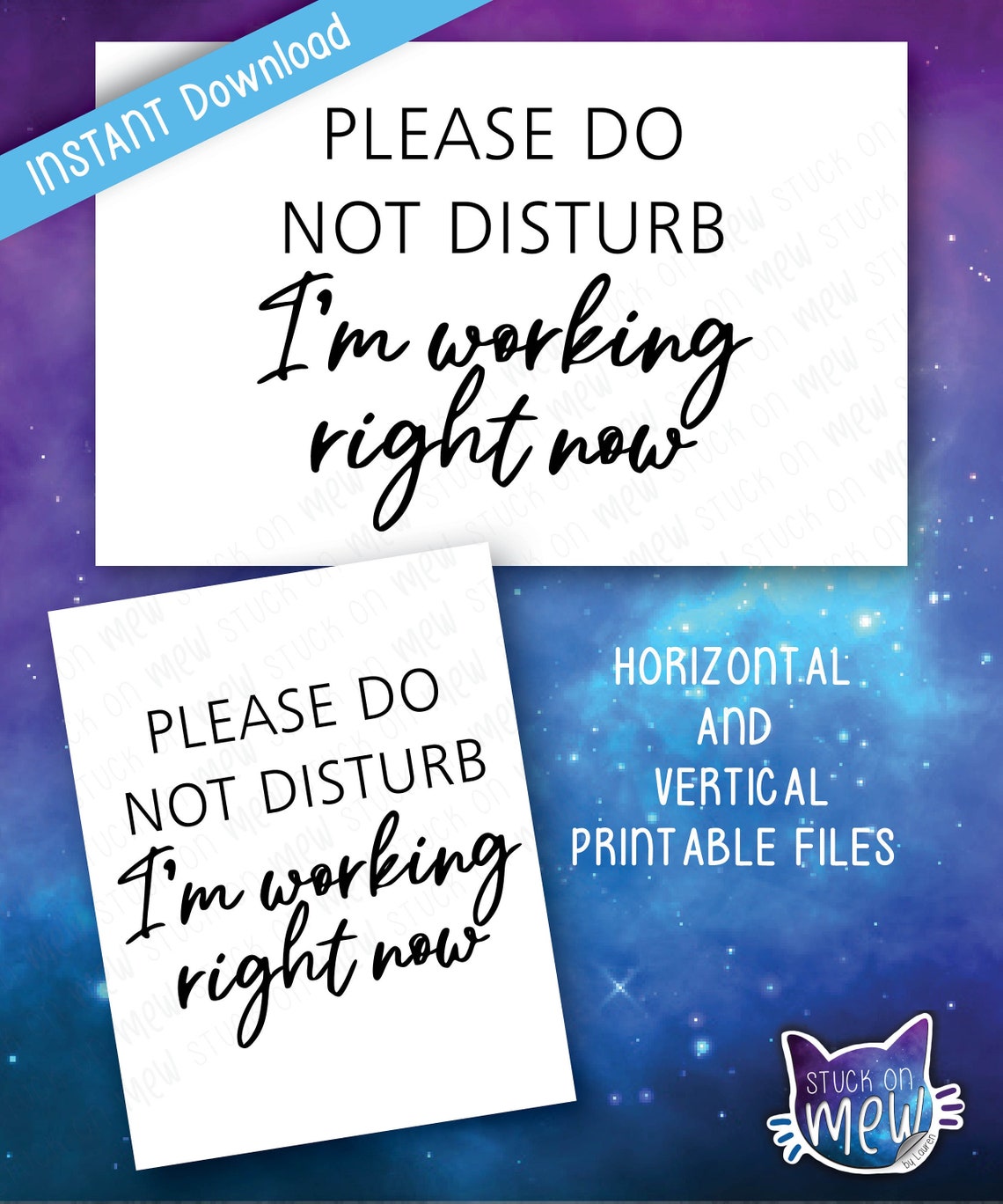 Office Please Do Not Disturb I'm Working Sign, Do Not Enter Sign ...