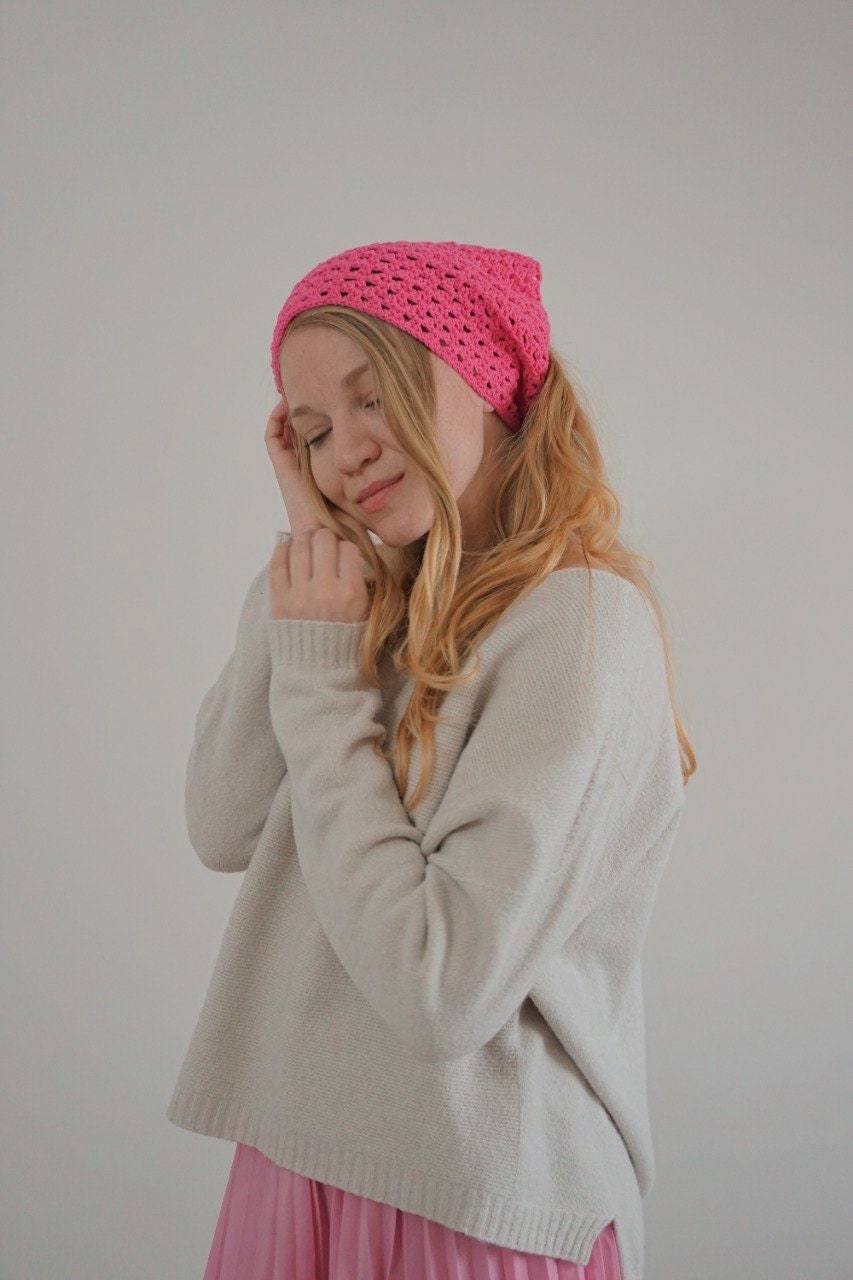 Knit Bandana Headband, Hair Kerchief, Hair Accessory, Gift for Her ...