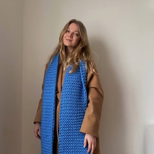 Extra Long Scarf, Luxurious Oversized Chunky Knit Scarf, Neck Warmer ...