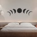 Metal Moon Wall Art Moon Phases Metal Wall Decor Metal Wall - Etsy