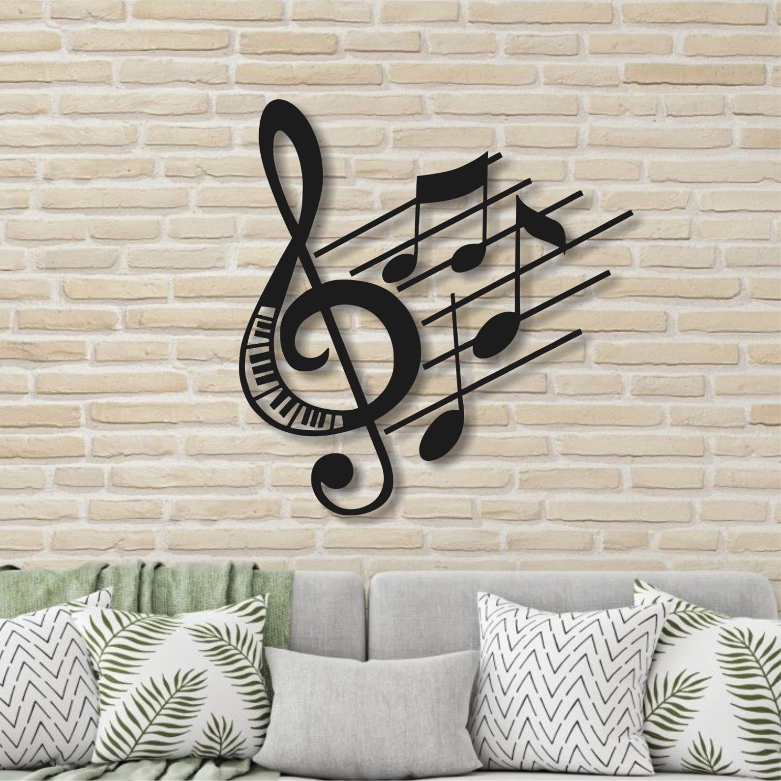 Music Notes Wall Decor Music Metal Wall Decor Music Art - Etsy