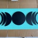 Metal Moon Wall Art Moon Phases Metal Wall Decor Metal Wall - Etsy
