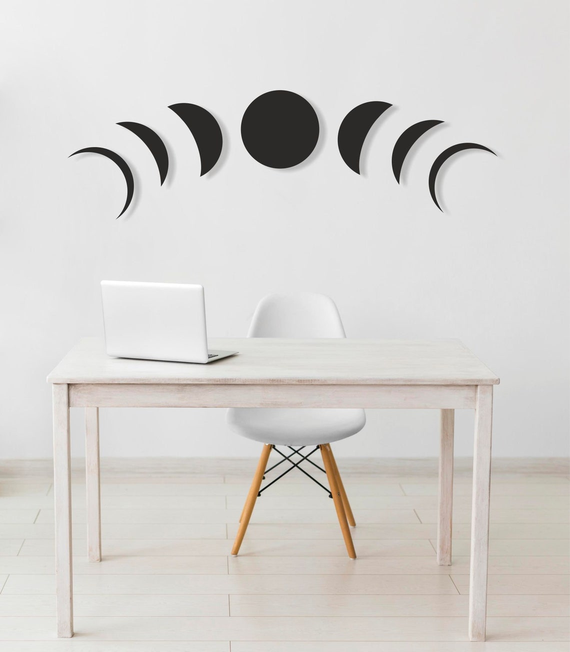 Metal Moon Wall Art Moon Phases Metal Decor Moon Metal Wall | Etsy