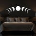 Metal Moon Wall Art Moon Phases Metal Wall Decor Metal Wall - Etsy