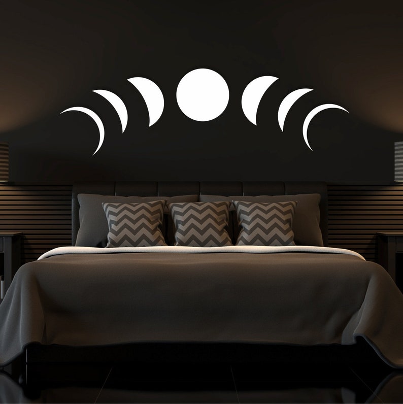 Metal Moon Wall Art Moon Phases Metal Wall Decor Metal Wall | Etsy