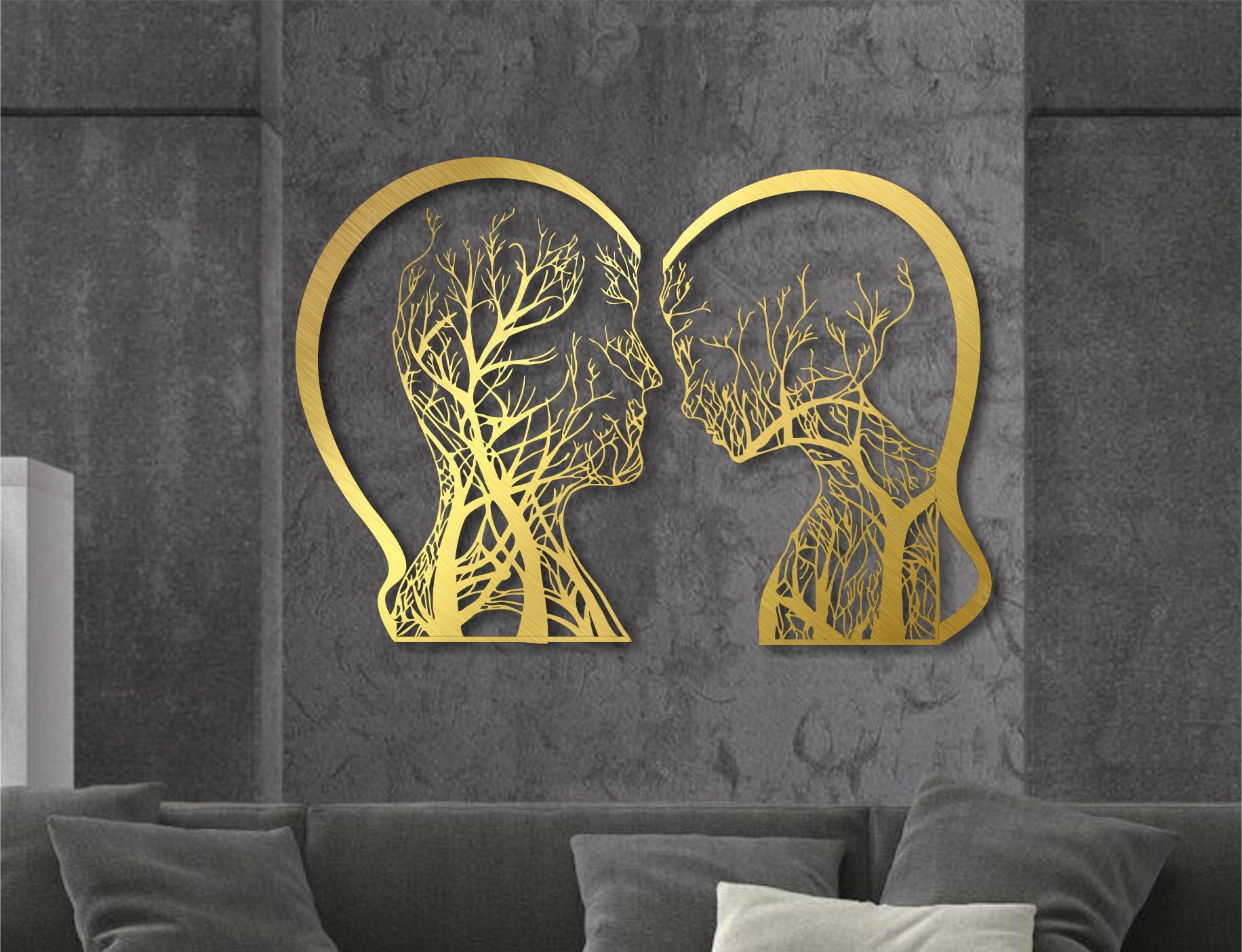 Tree Human Metal Wall Art Woman Tree Of Life Wall Decor Tree | Etsy