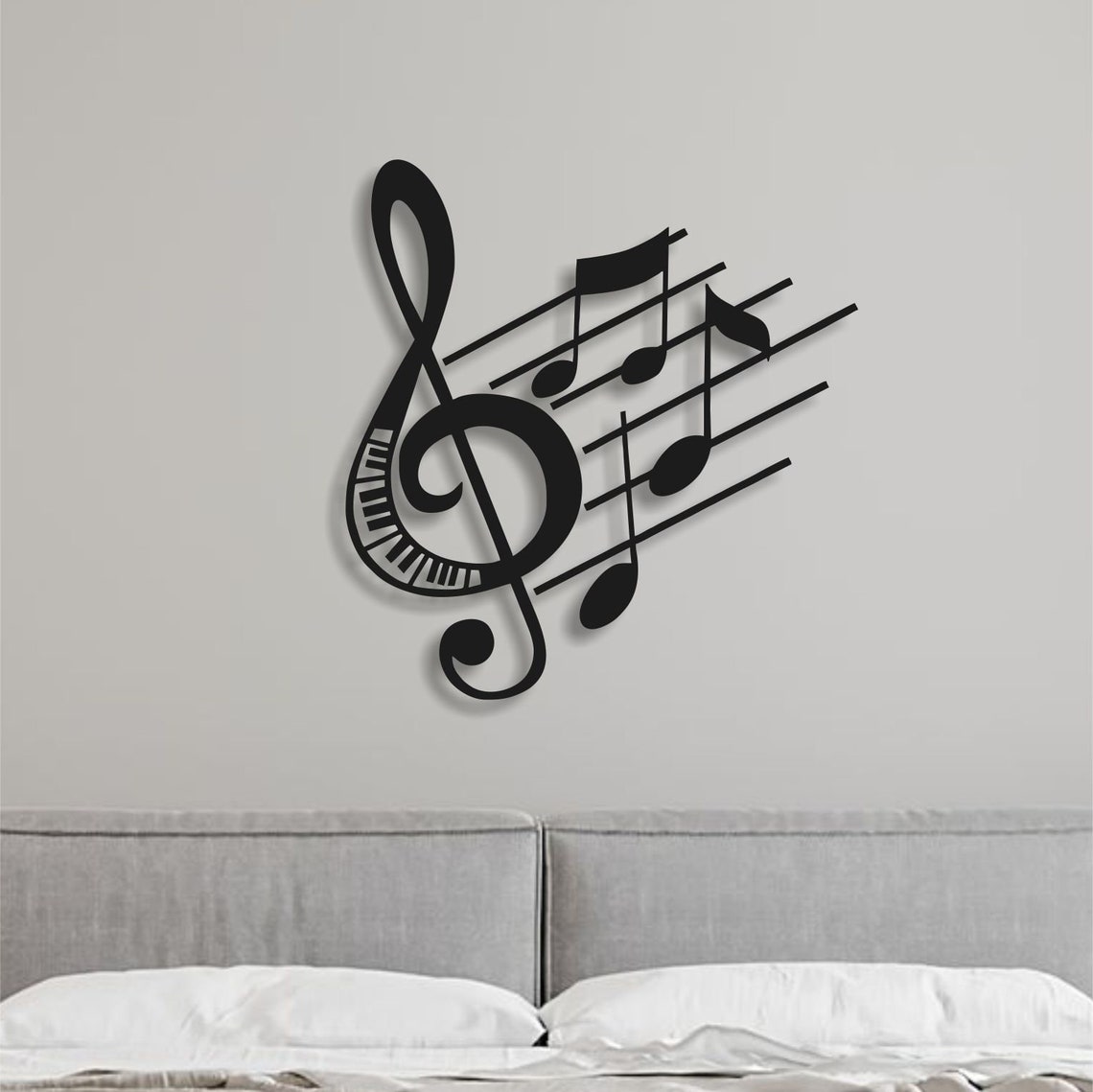 Music Notes Wall Decor Music Metal Wall Decor Music Art | Etsy
