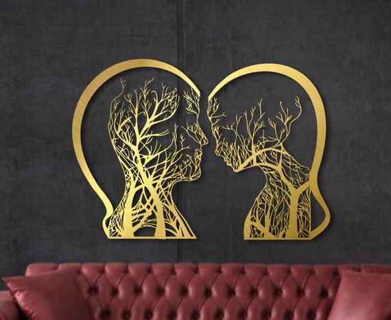 Tree Human Metal Wall Art Tree of Life Wall Decor Tree Wall - Etsy
