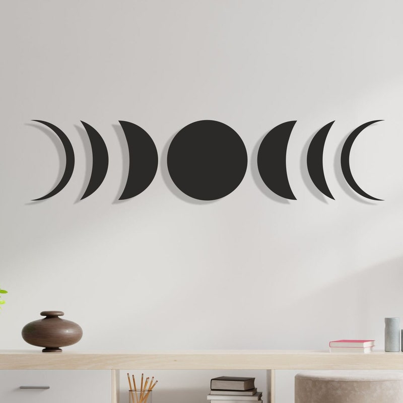 Moon Phases Wall Decor - Etsy