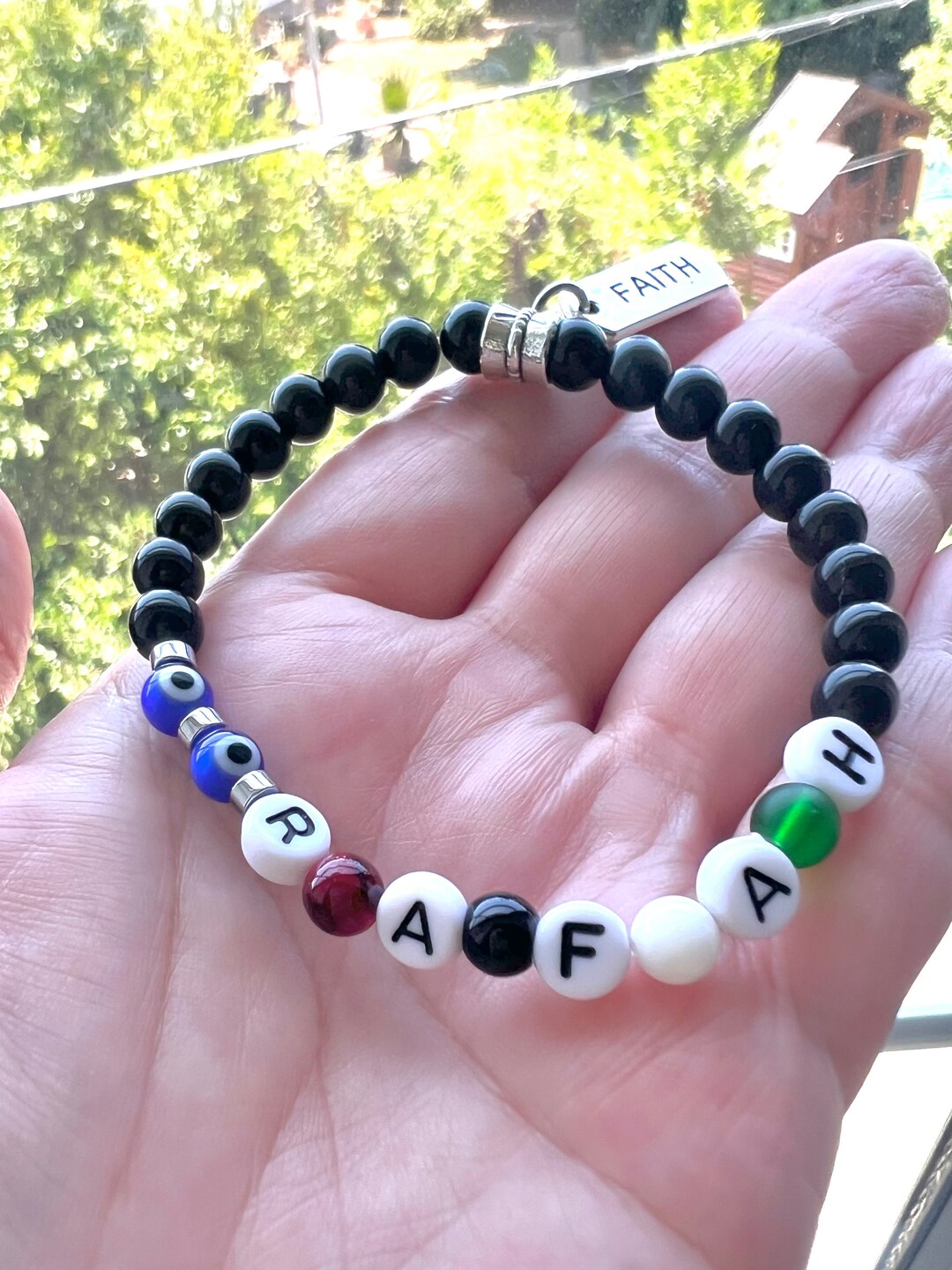 Eyes on Rafah Bracelet | Palestine Friendship Bracelets | Palestine ...