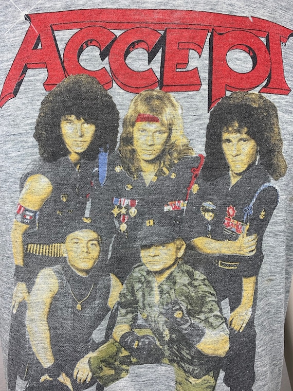 ACCEPT 1986 T-Shirt Vintage / Russian Roulette / Conc… - Gem
