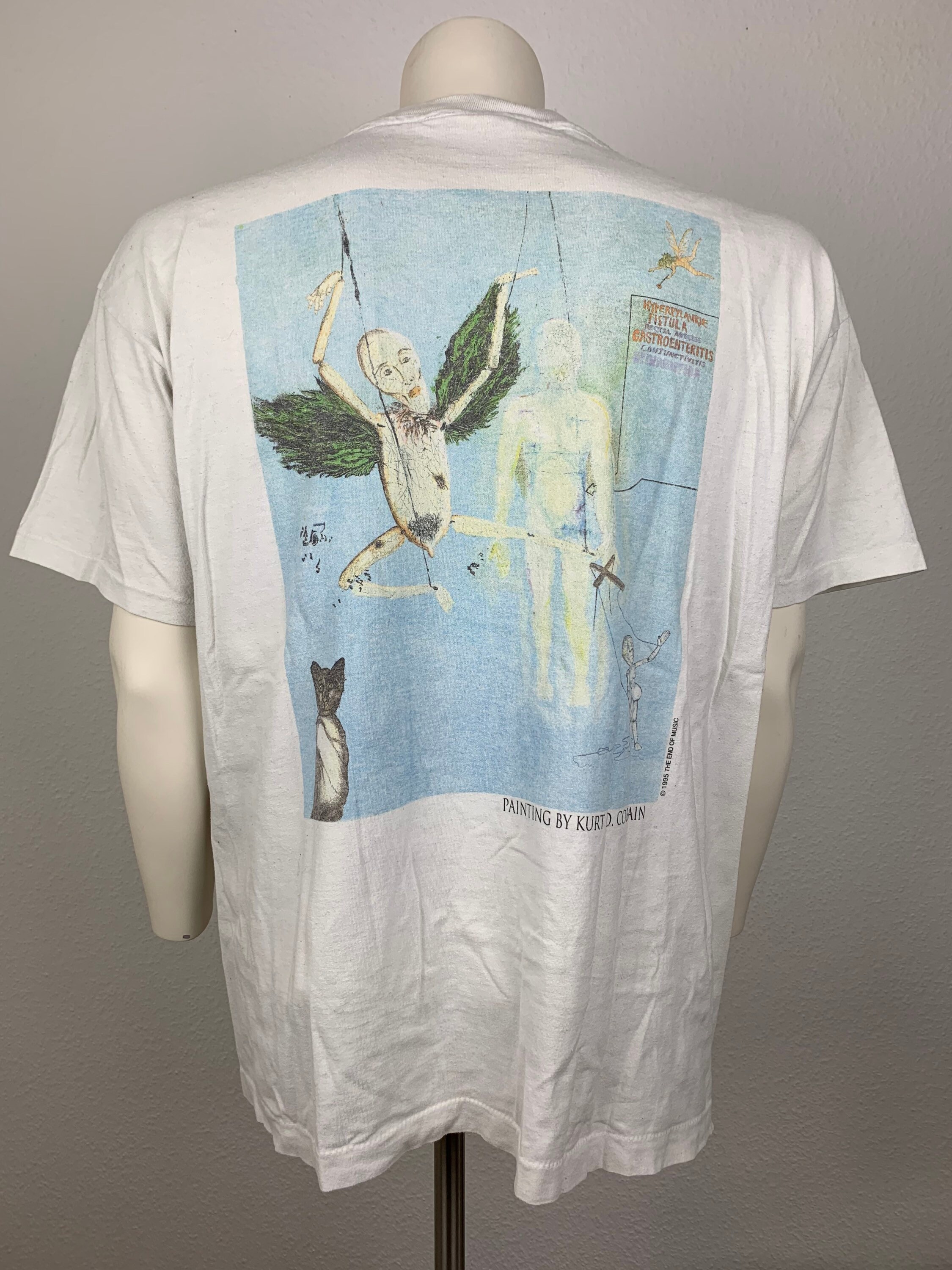 NIRVANA 1994 T-shirt Vintage / Kurt Cobain / the End of NIRVANA 1994 T-shirt Vintage / Kurt Cobain / the End of