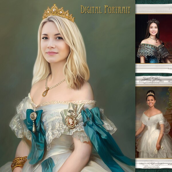Royal Portrait - Etsy