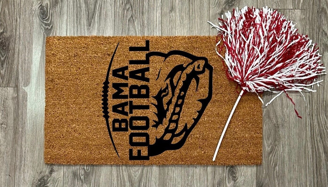 Bama Football Coir Doormat - Game Day Decor (18x30) - Etsy