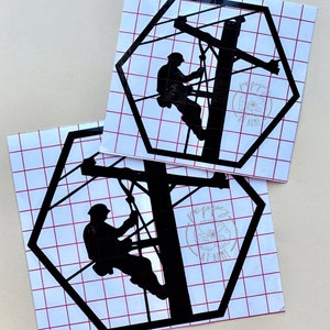 Line Wife Decal - Line Wife Car Decal - Lineman Decal - Lineman Car ...