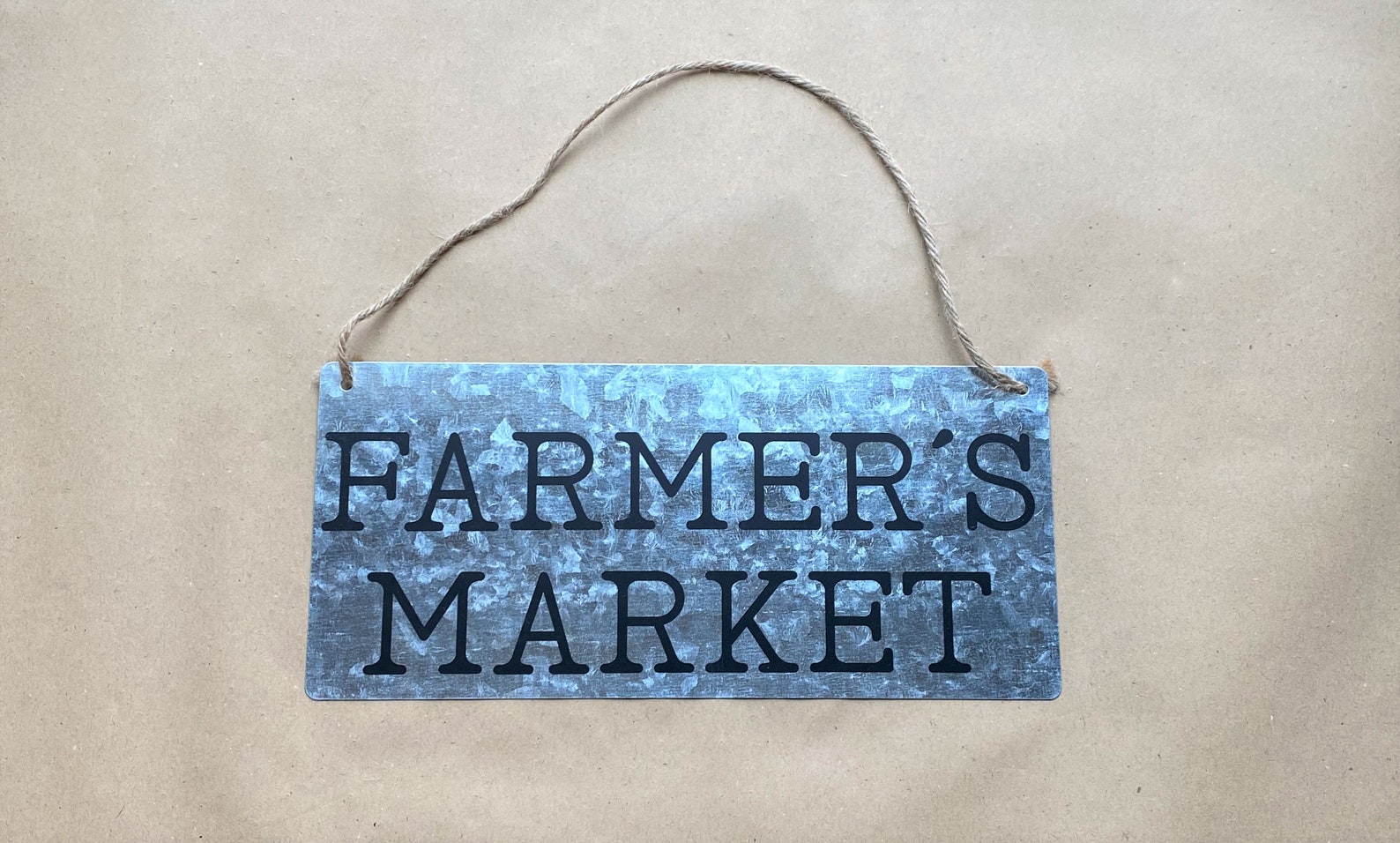 Custom Galvanized Metal Sign Personalized Metal Sign | Etsy